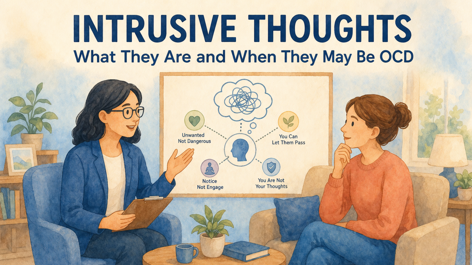 Intrusive Thoughts: What They Are and When They May Be OCD - ocd.app